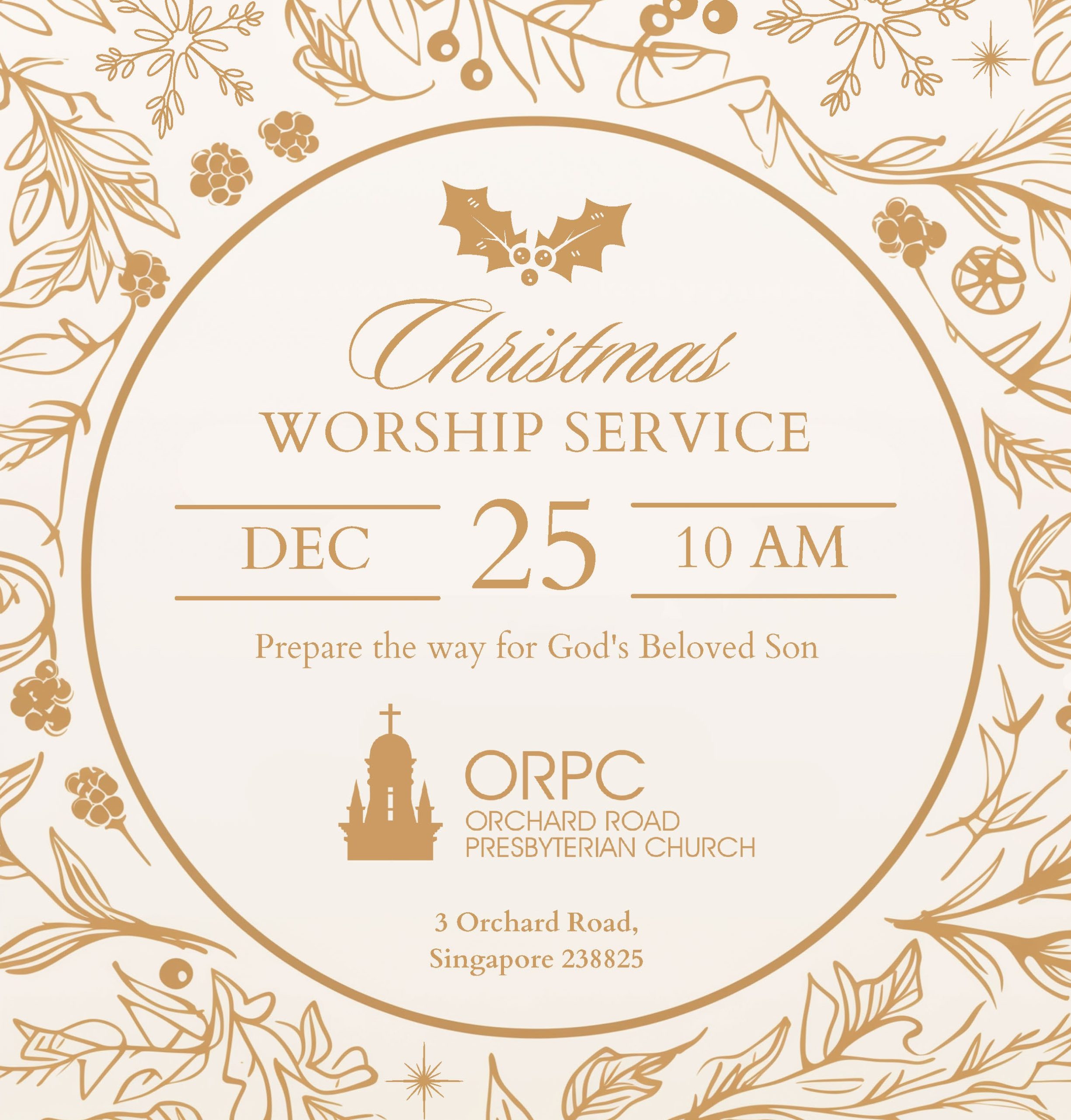 Christmas Worship Service - Orchard Road Presbyterian Church